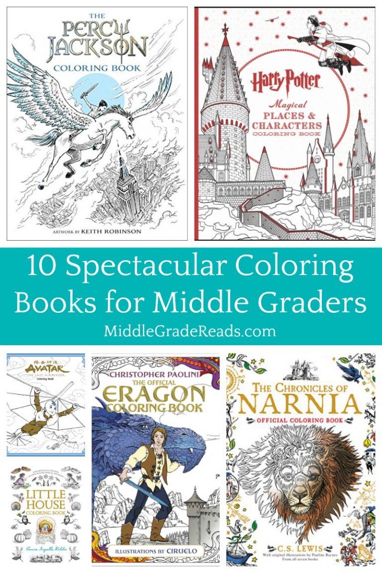 10 Spectacular Coloring Books for Kids in Middle School - Middle Grade ...